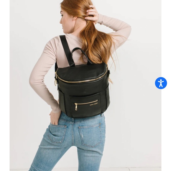 Fawn Design | Bags | Fawn Design Mini Faux Leather Diaper Backpack ...